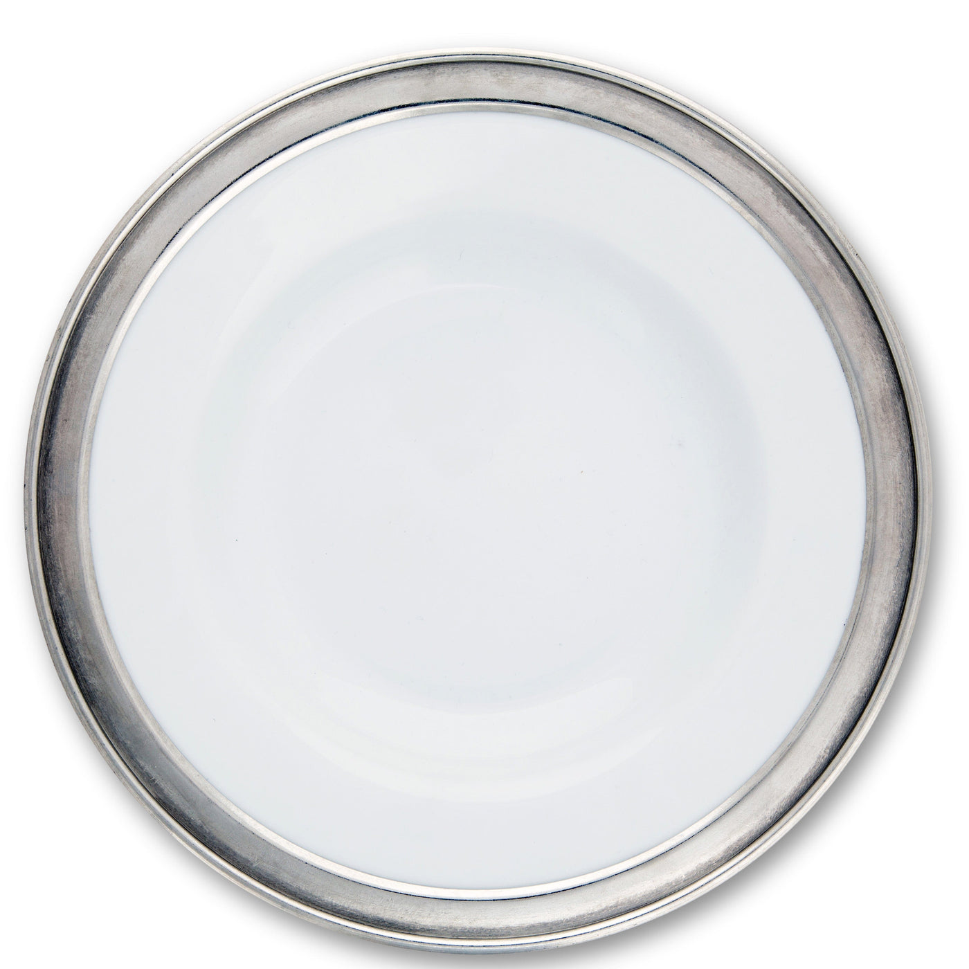 Vagabond House Classic Pewter Rim Dinner Plate