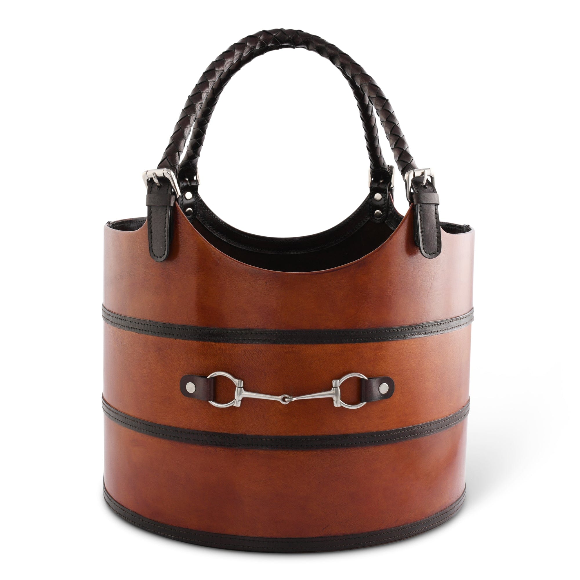 Shop for Top Quality Stylish Leather Magazine Basket for Living Room ...