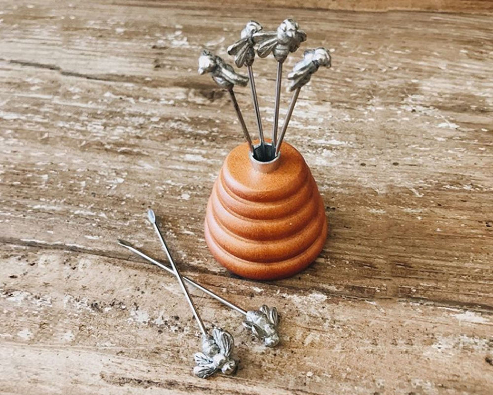 Best Buy for Cheese Connoisseur: Unique Hive of Bees Cheese Pick Set ...