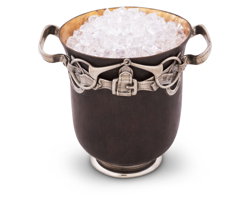Designer Ice Bucket with Pewter Embellishments Gift | Equestrian ...