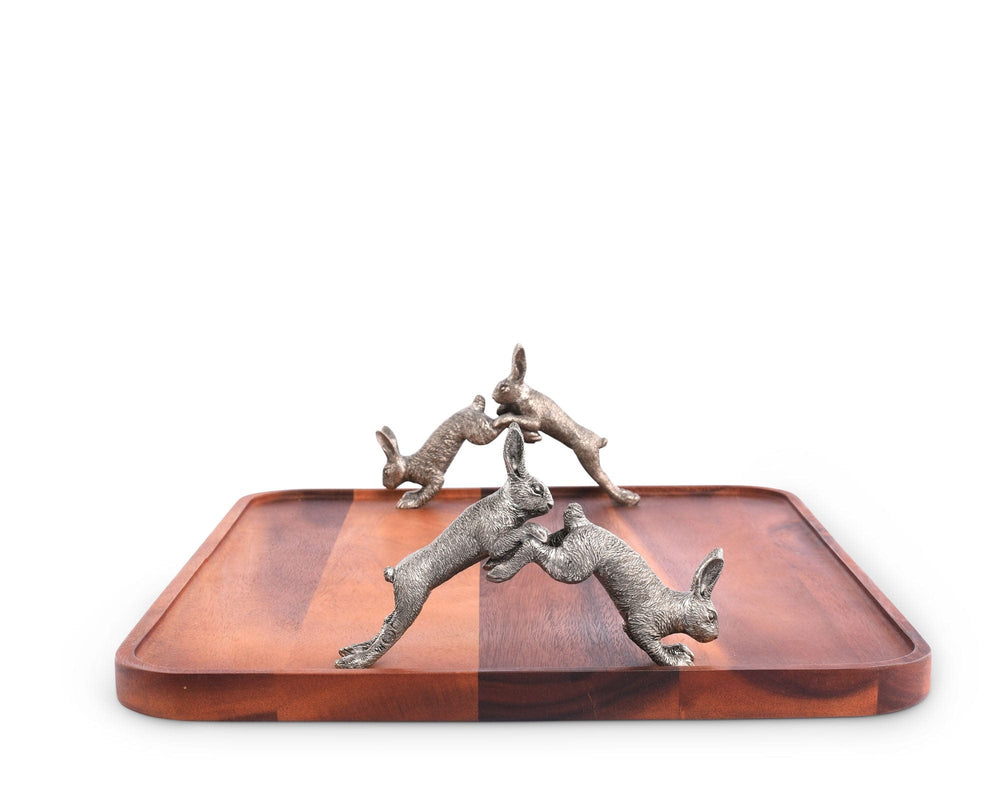 Buy Designer Hopping Bunny Wood Tray for Entertaining and Gifting ...