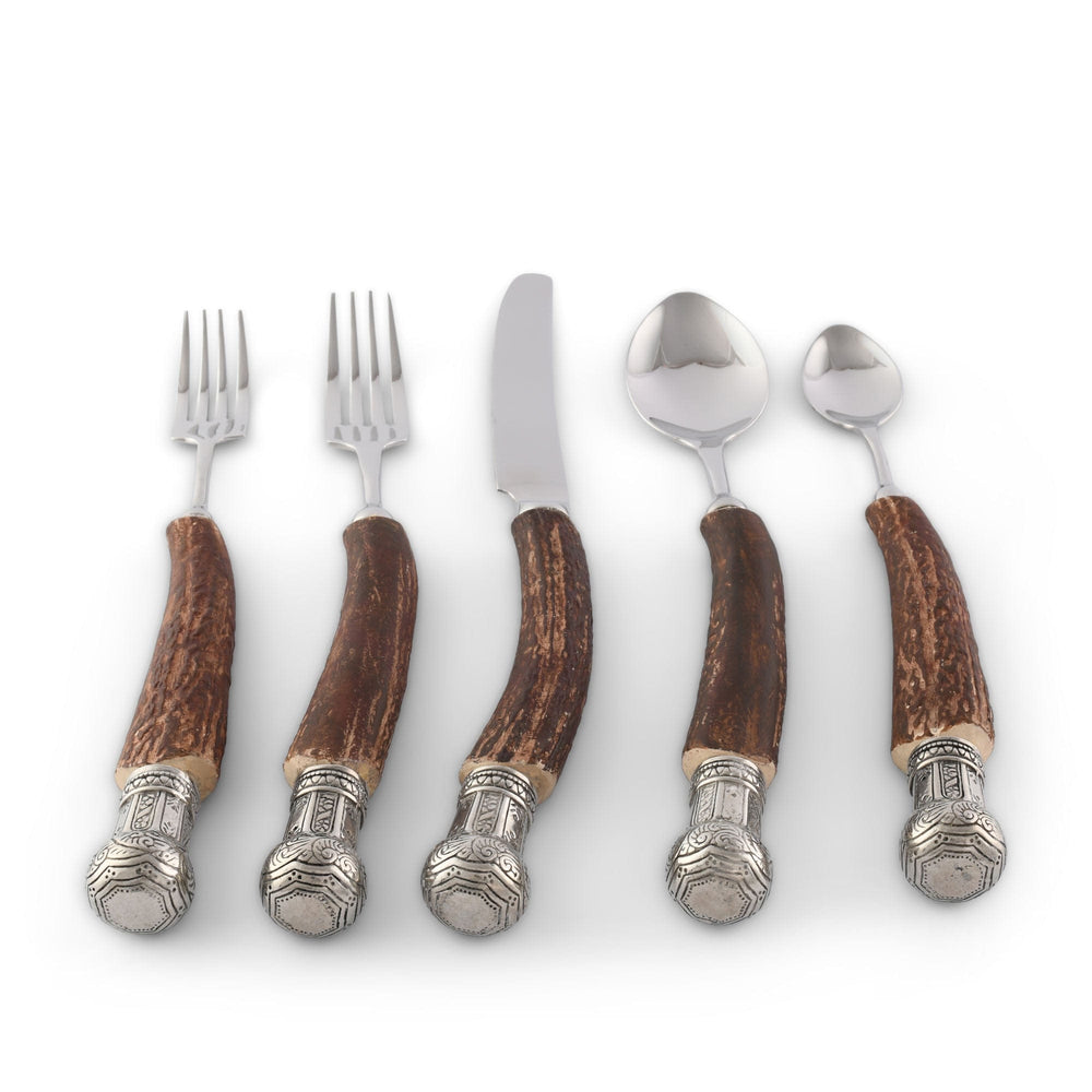 Durable Composite Material Flatware Set for Rustic Themed Dinner ...