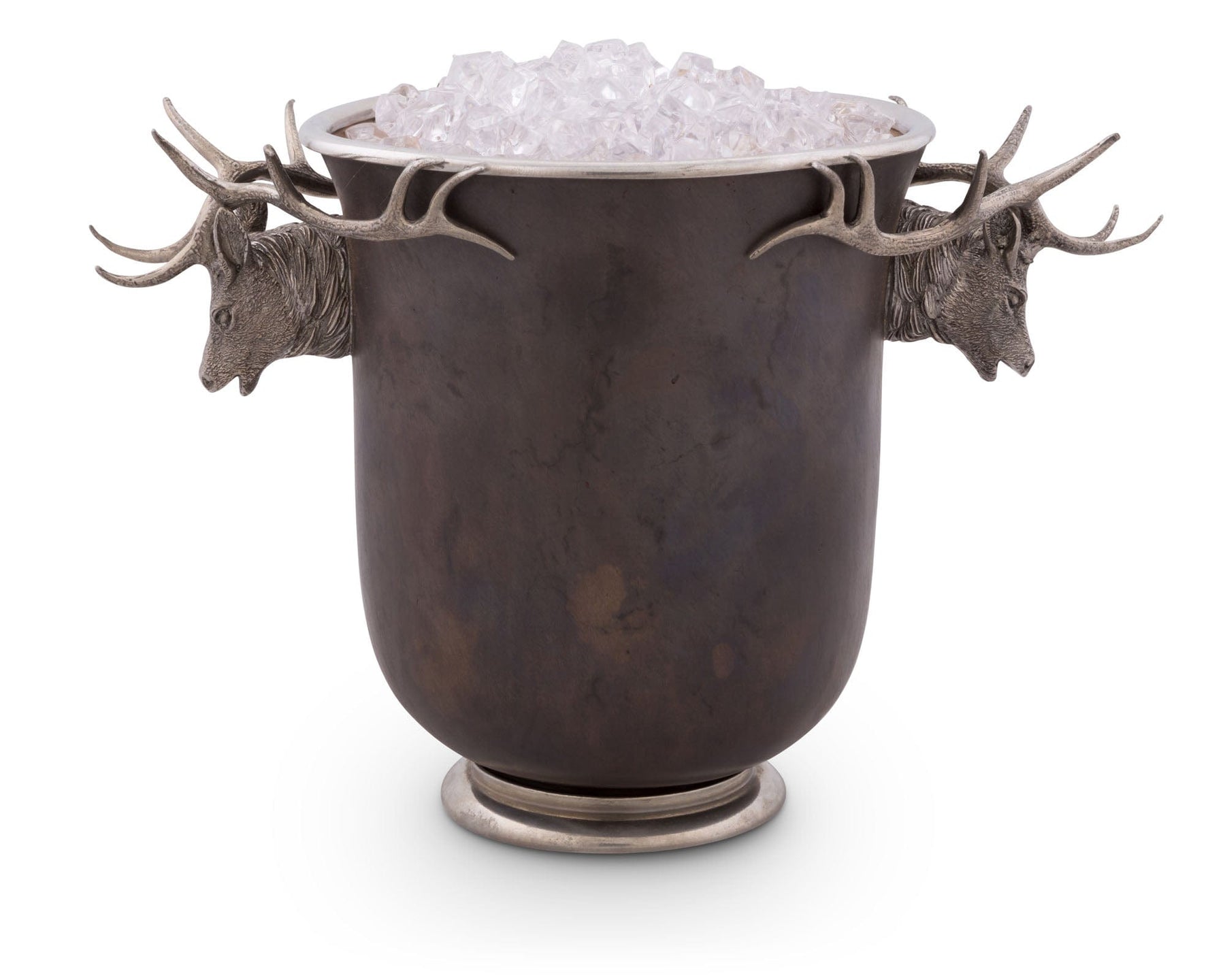 Lodge Style Bronze Ice Bucket Ideal for Sophisticated Hostess Gifts ...