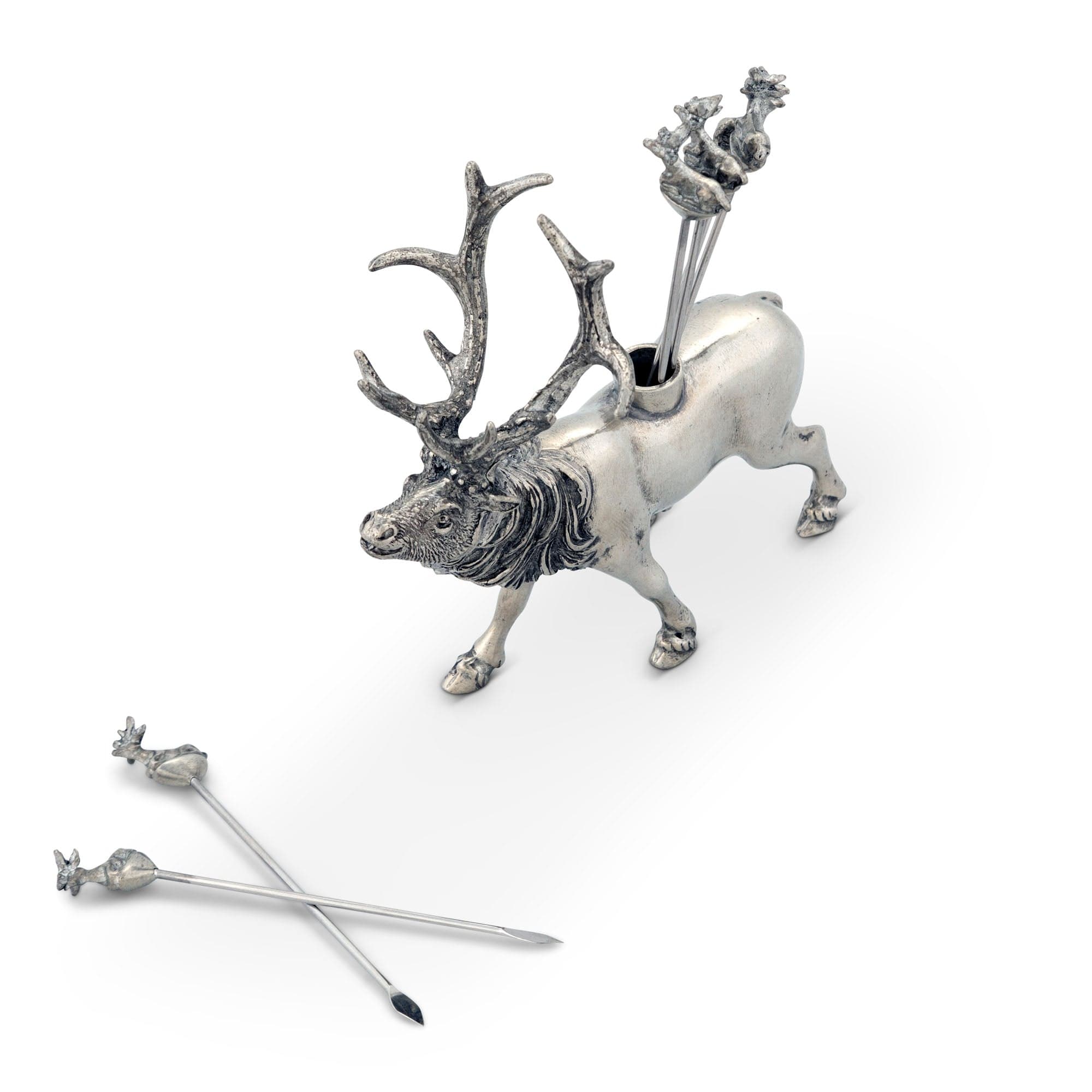 Rustic Luxury Lodge Style Pewter Cheese Pick Set - Ideal Wedding Gift ...