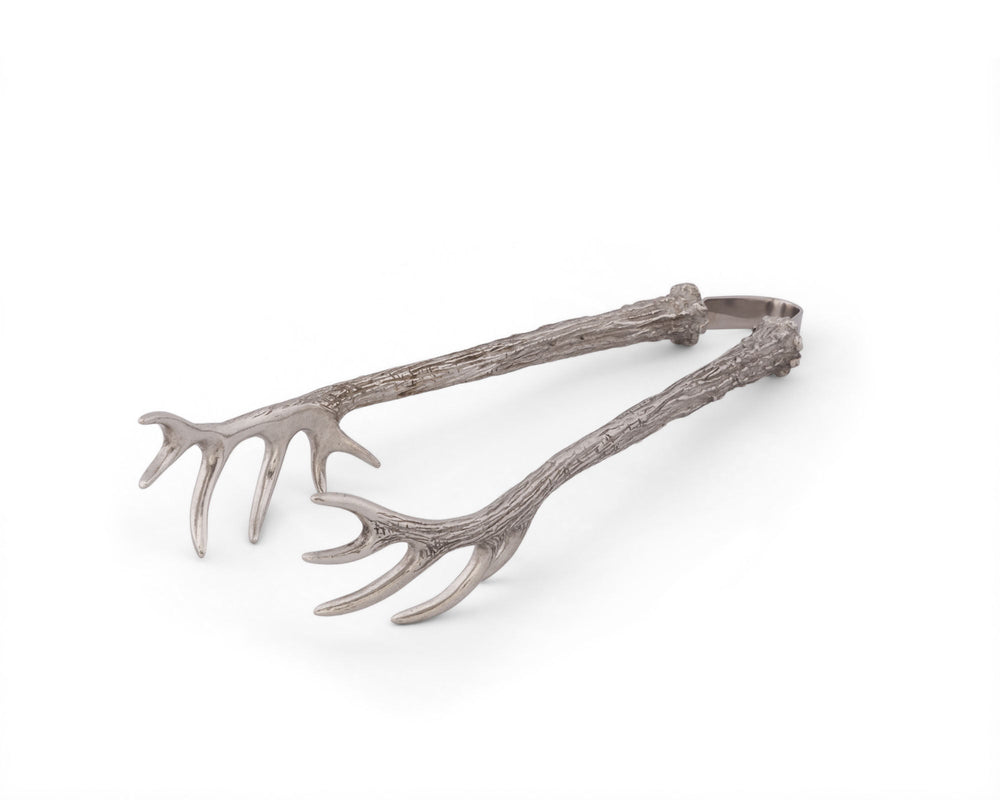 Lodge Inspired Pewter Ice Tongs Perfect for Refined Countryside ...