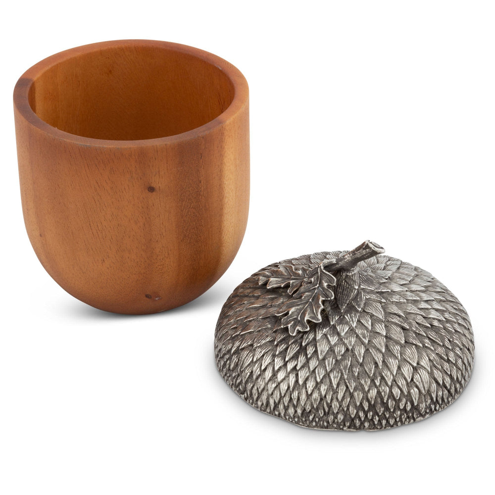 Perfect Transactional Present: Designer Wooden Acorn Sugar Cube Server ...