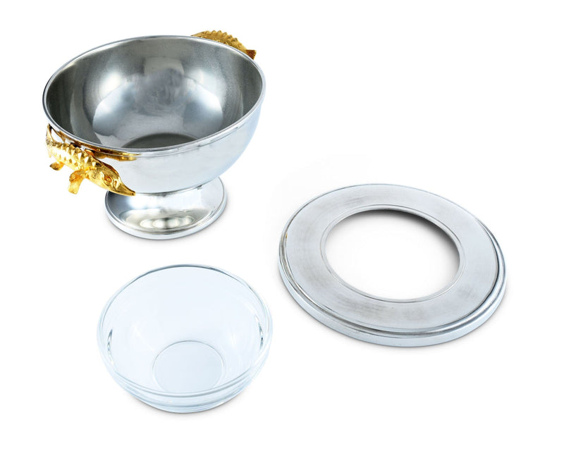 Vagabond House Gold Sturgeon Caviar Server