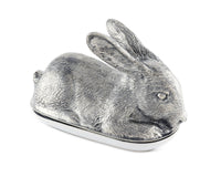 Vagabond House Pewter Rabbit Butter Dish