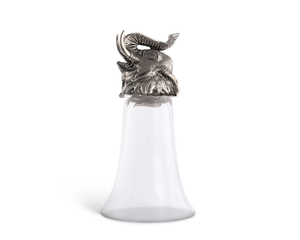 Best gift for wine lovers: The detailed elephant glass stirrup cup ...