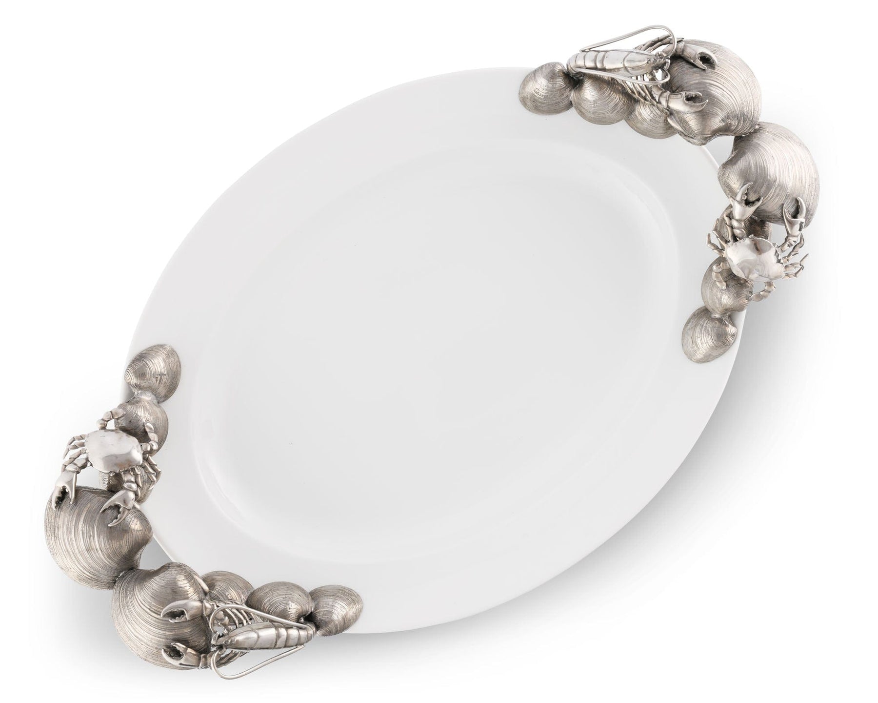 Buy Unique Marine-Themed Luxurious Stoneware Tray for Special Occasions ...