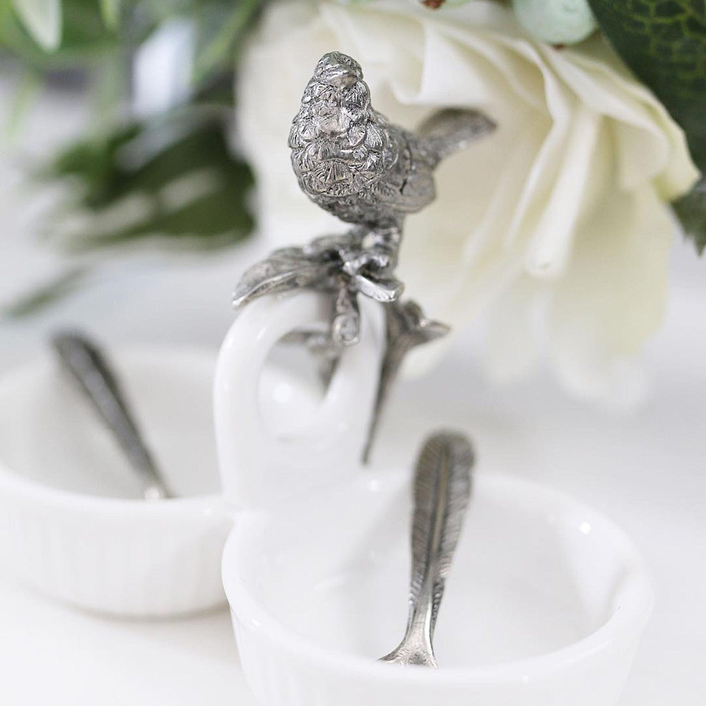 Luxury Gift for Bird Lovers: Songbird Double Salt Cellar | Song Bird ...